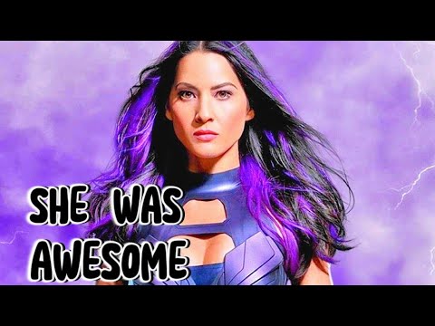Olivia munn being iconic as Psylocke - YouTube