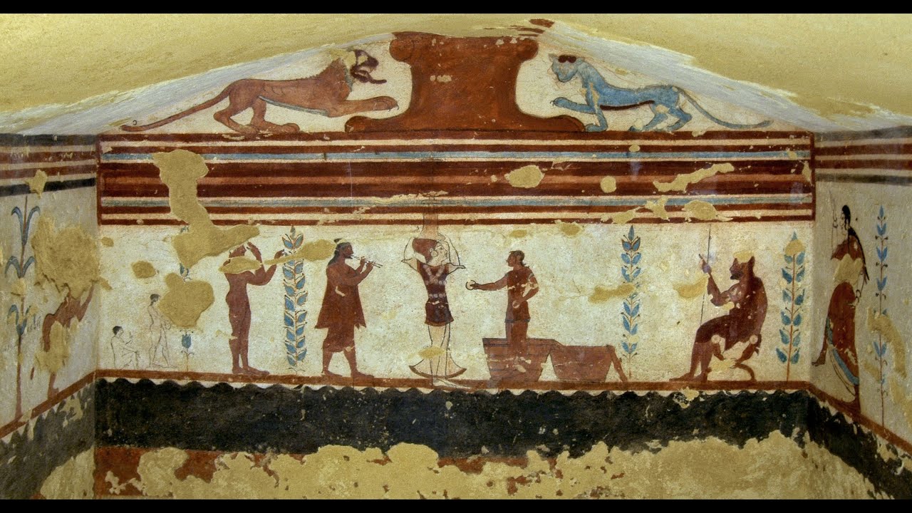 The Sound of Dress in Etruscan Dance - YouTube