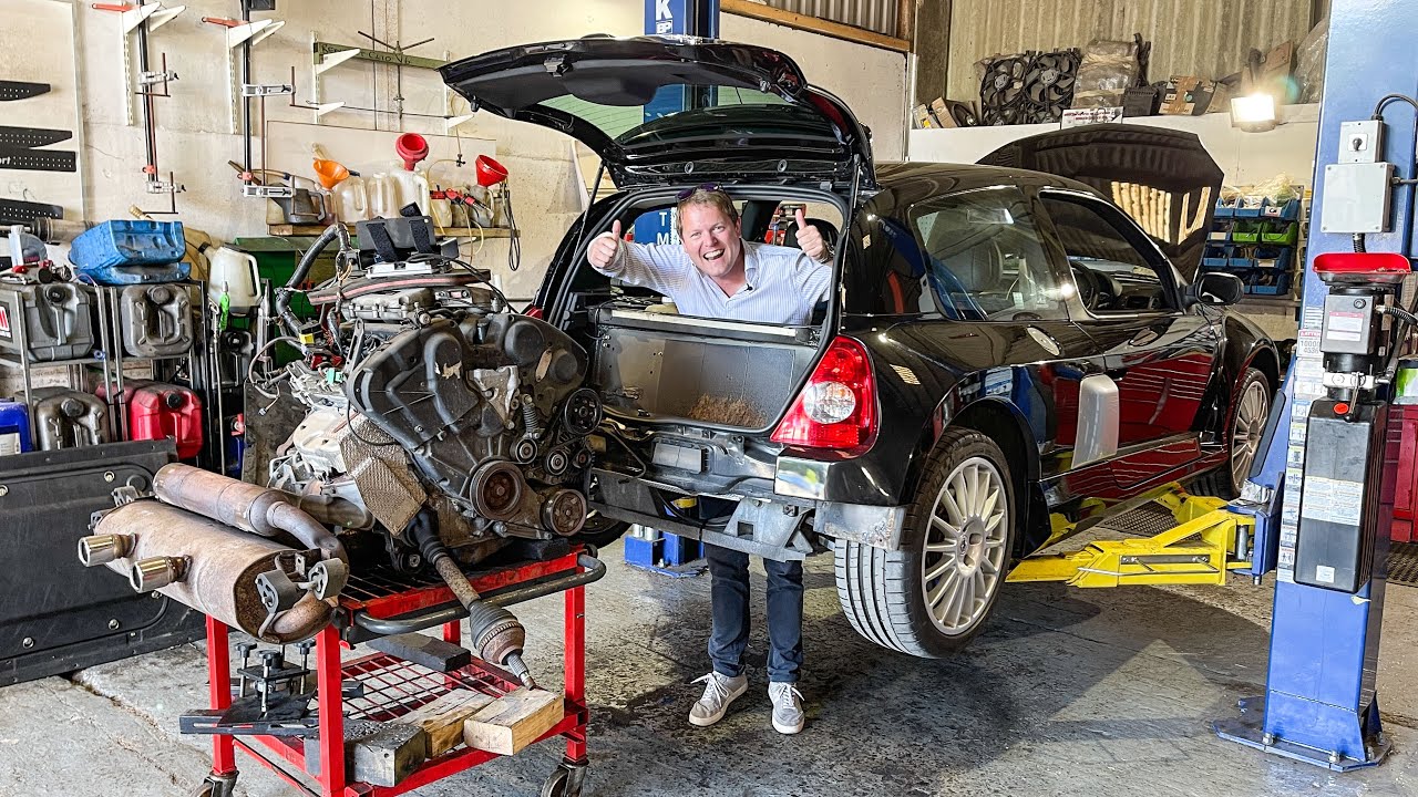 Engine Out and FULL TEARDOWN! | CLIO V6 RESTORATION PROJECT Part 2 ...