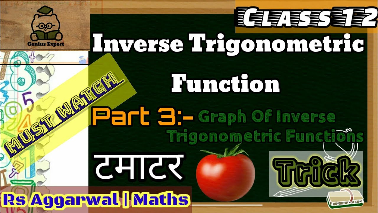 Graph Of Inverse Trigonometric Functions | Part 4| Inverse ...