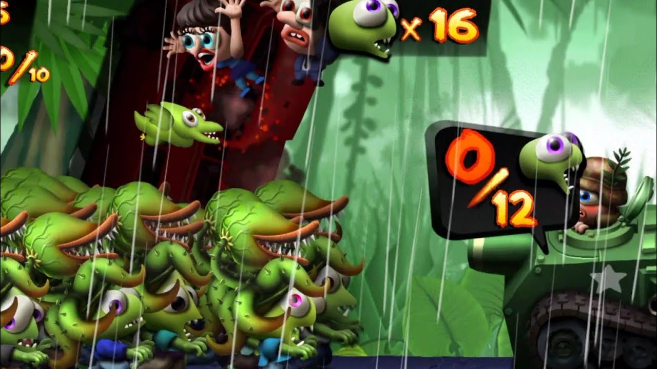Zombies Tsunami 🤩|Zombie Gardening Challenge | Dragon Fly Mode # ...