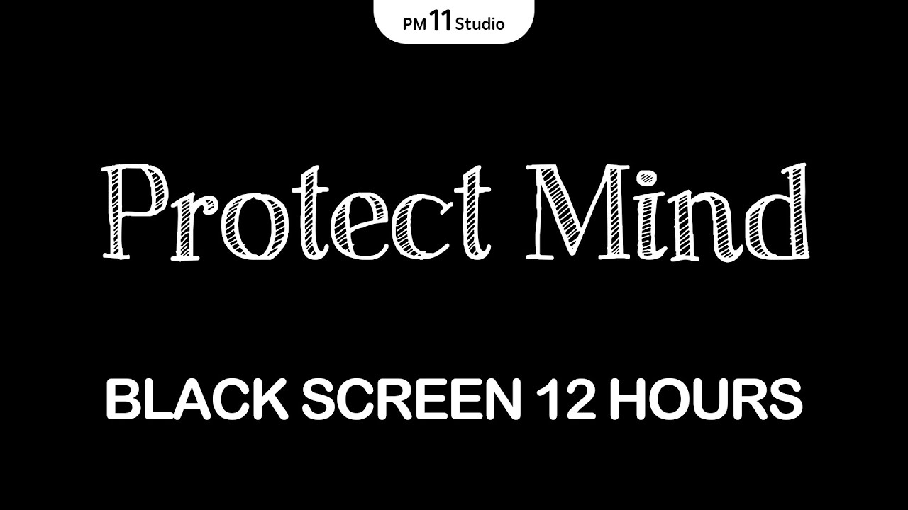 Protect Brain and Mind | Sleep Music for Relaxing, Deep Sleep | Black Screen - YouTube