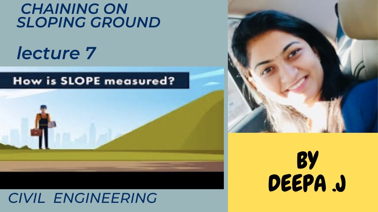 LEC 7 || CHAINING ON SLOPING GROUND || HORIZONTAL MEASUREMENT ON ...
