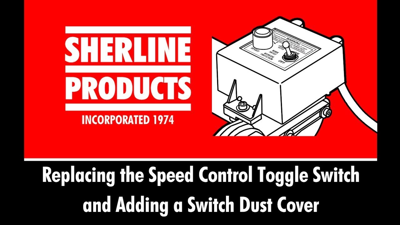 Replacing the Speed Control Toggle Switch - YouTube
