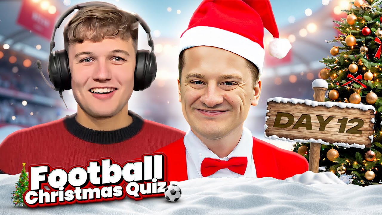 CHRISTMAS FOOTBALL QUIZ Vs EFL EXPERT CALLUM FOWLER DAY 12 - YouTube