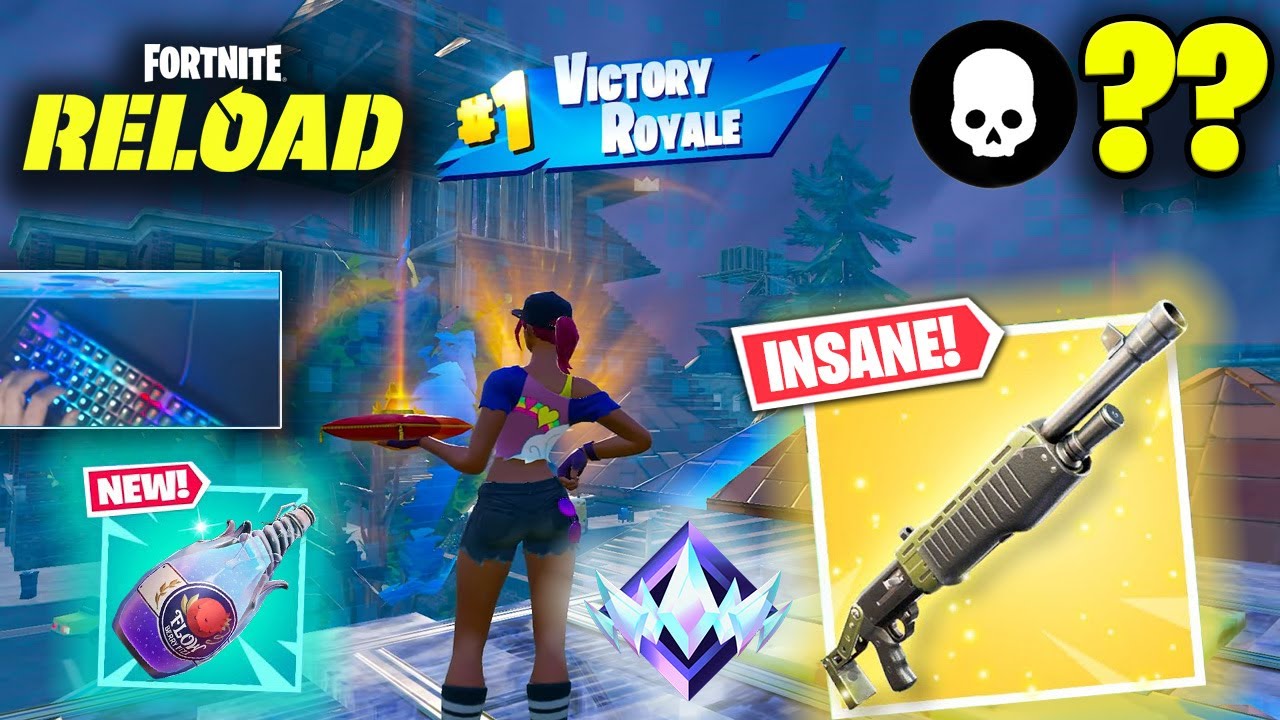 Fortnite Reload | High Kill Solo Unreal Ranked Win Gameplay (ASMR ...
