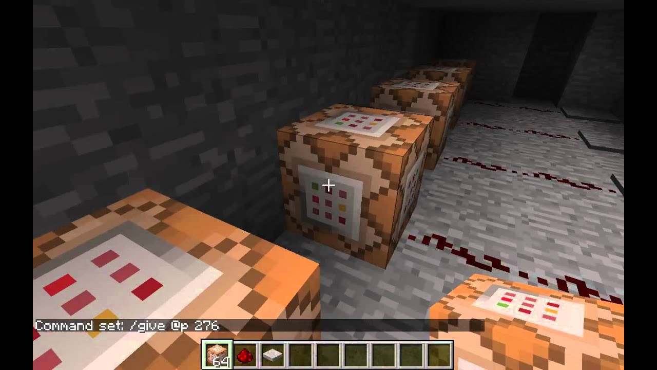 Tutorial Minecraft How To Use Command Blocks And Spawners Youtube