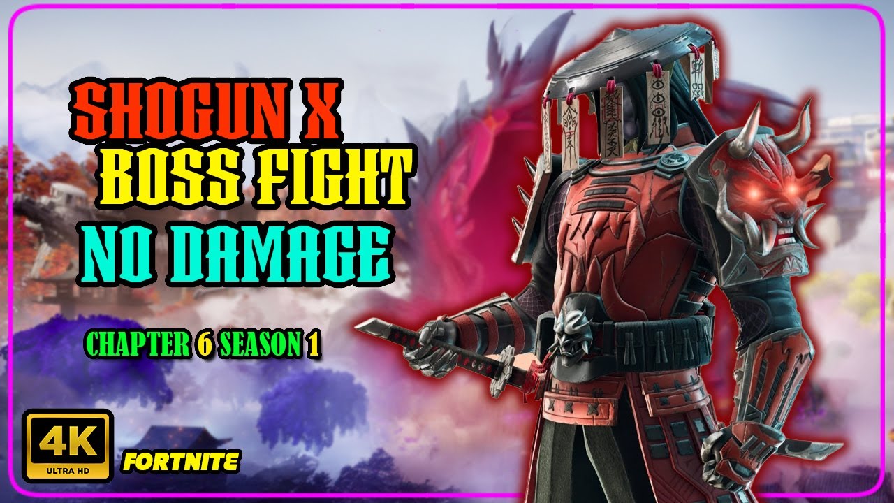 Let's Play Fortnite: Shogun X Boss Fight | Chapter 6 Season 1 - YouTube