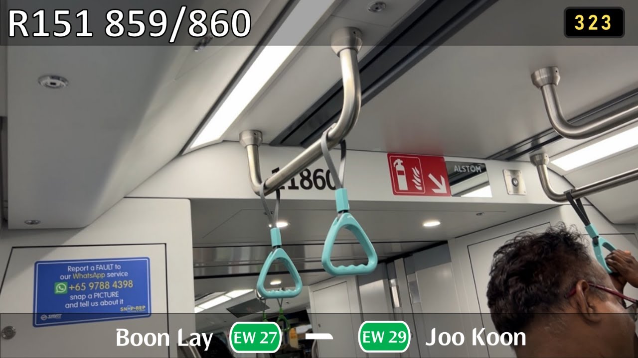 [Slight Strong][SMRT] Als R151 ~ 859/860 EW27 Boon Lay → EW29 Joo Koon ...
