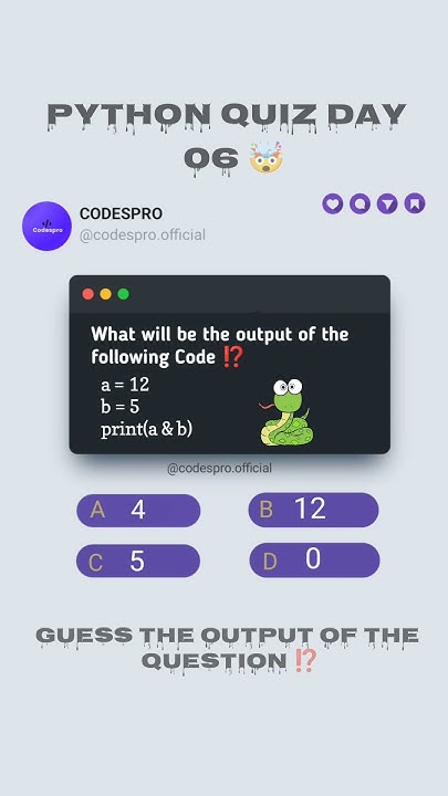 Python Quiz Day 06 Python Pythonquiz Programming Development Quiz Youtube 