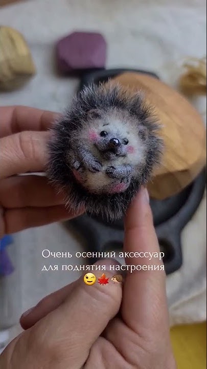 Очень осенний аксессуар для поднятия настроения👌🦔 - YouTube