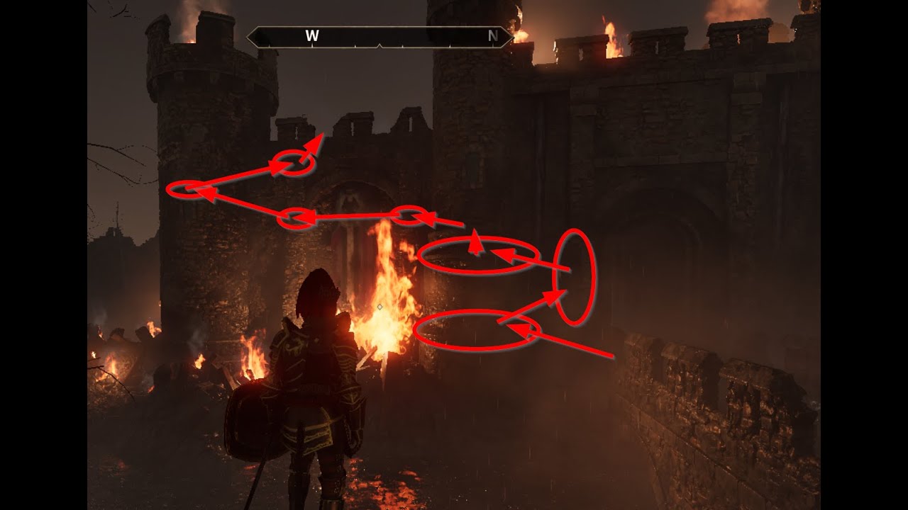 Oblivion Remastered - Jumping on Kvatch's castle - YouTube