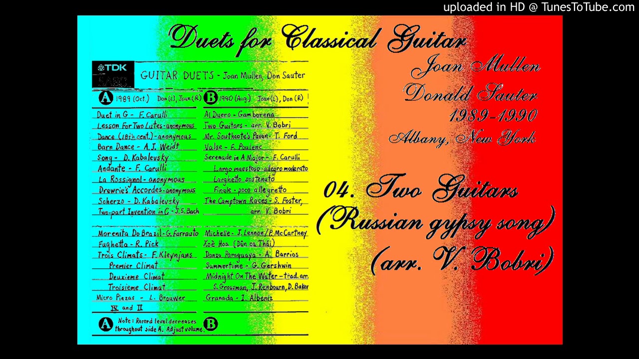 04. Two Guitars (Russian gypsy song) - Joan & Don Guitar Duo - YouTube