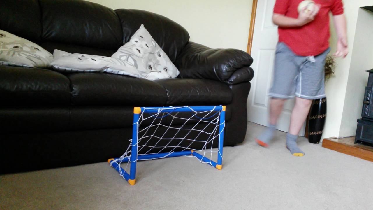 Indoor crossbar challenge - YouTube