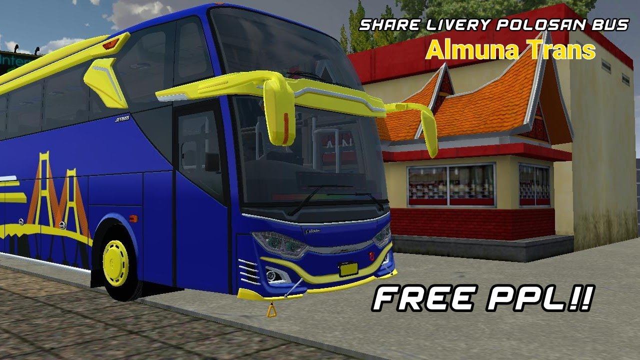 SHARE!! Livery Polosan Bus Almuna Trans For Mod Bus By ASXFM / Bussid ...