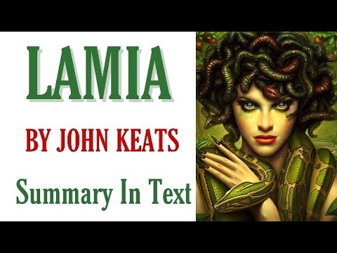 || Lamia By John Keats || Summary Explanation in Hindi With Text Line ...