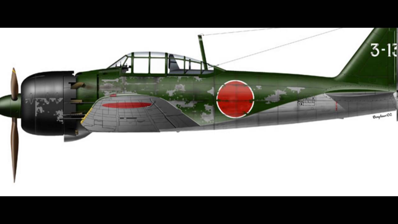 Mitsubishi A6M Zero profiles WW2 - Perfiles Mitsubishi A6M Zero WW2 ...