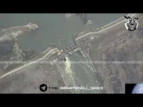 20260320 1201 Chervony Oskol. Ataque aéreo ruso a presa ucraniana.