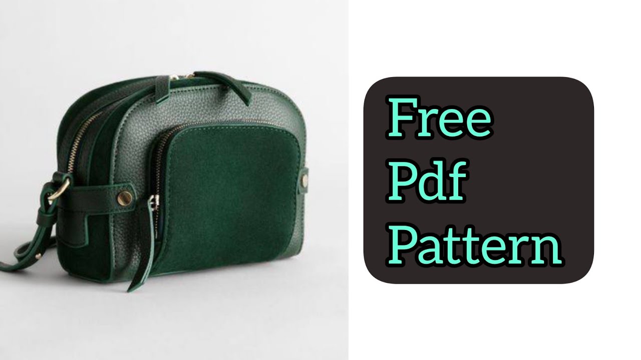 free pdf Pattern for leather bags - YouTube