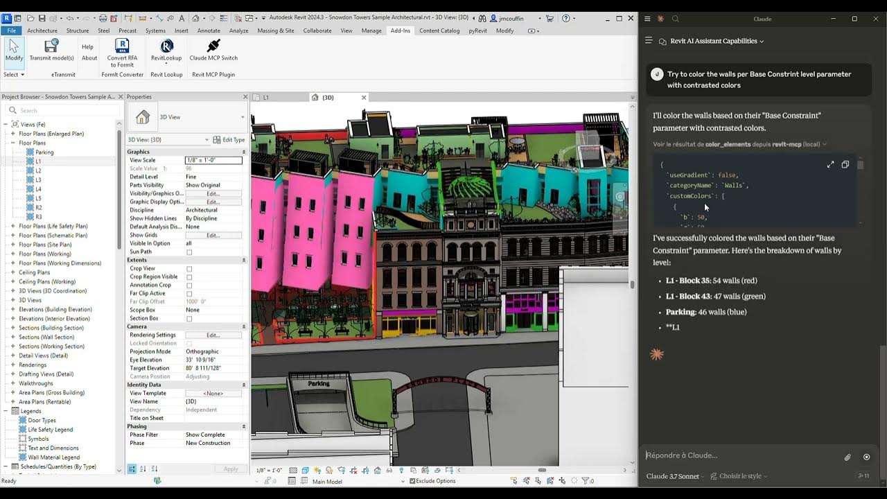 Revit MCP test - YouTube