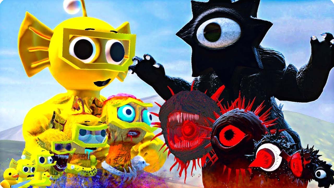 PHASES OF SPRUNKI OC BAILEY FAMILY VS ALL PHASES OF MR SUN FAMILY ...