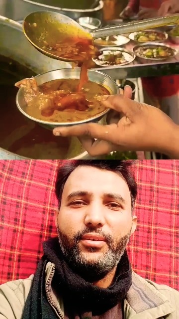 Special Bone Marrow Nehari 😋 #streetfood #food #indianfood #trending # ...