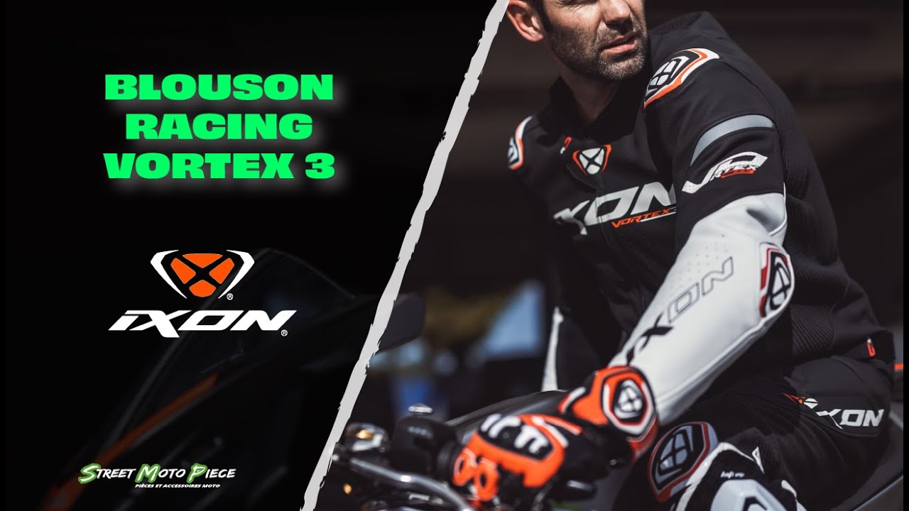 Blouson Moto Cuir Ixon Vortex 3 - YouTube