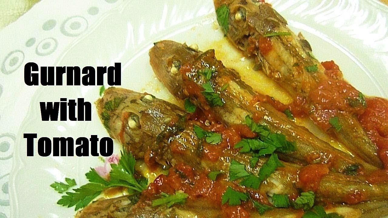 Delicious Fish Gurnard With Tomato Sauce |Italian Food #fishrecipe ...