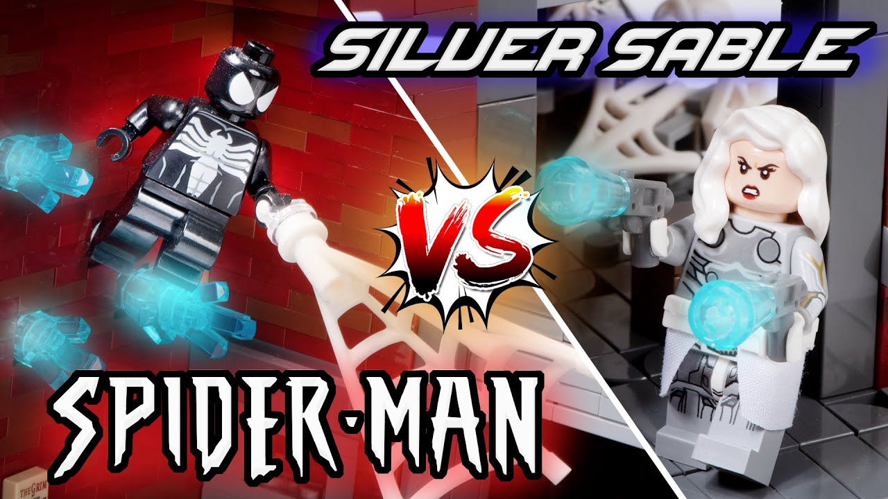 I Built A LEGO Spider-Man VS Silver Sable MOC - Check Out How It's Made ...