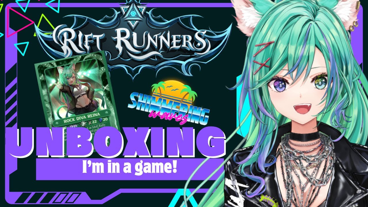 【HANDCAM】UNBOXING RIFT RUNNERS TCG WHERE I AM???!!! 【 Reina Ronronea ...