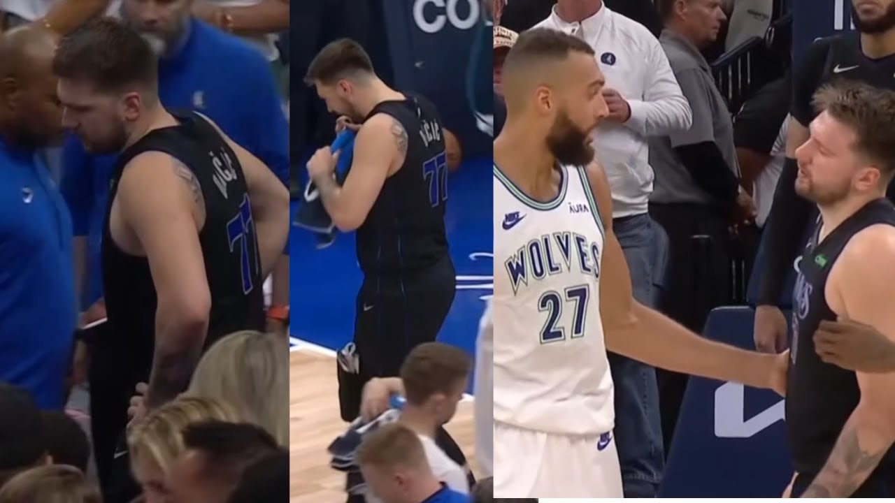 LUKA DONCIC ANGRY AT RUDY GOBERT & FRUSTERATED ON BENCH! WAS GOING ...