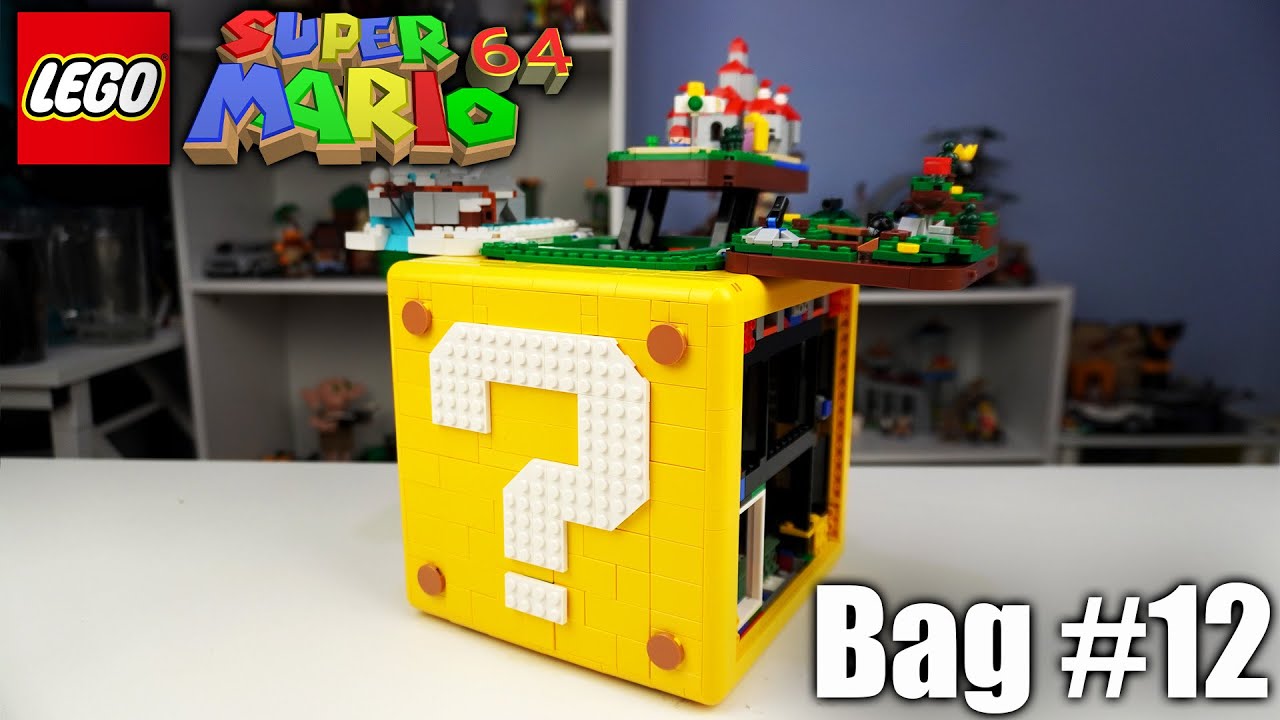 LEGO Super Mario 64 Question Mark Block | Build Bag 12 - YouTube