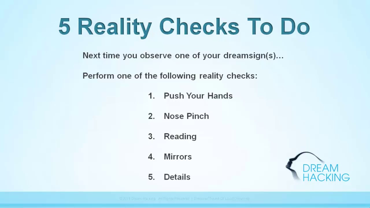 005 How To Do Reality Checks - YouTube