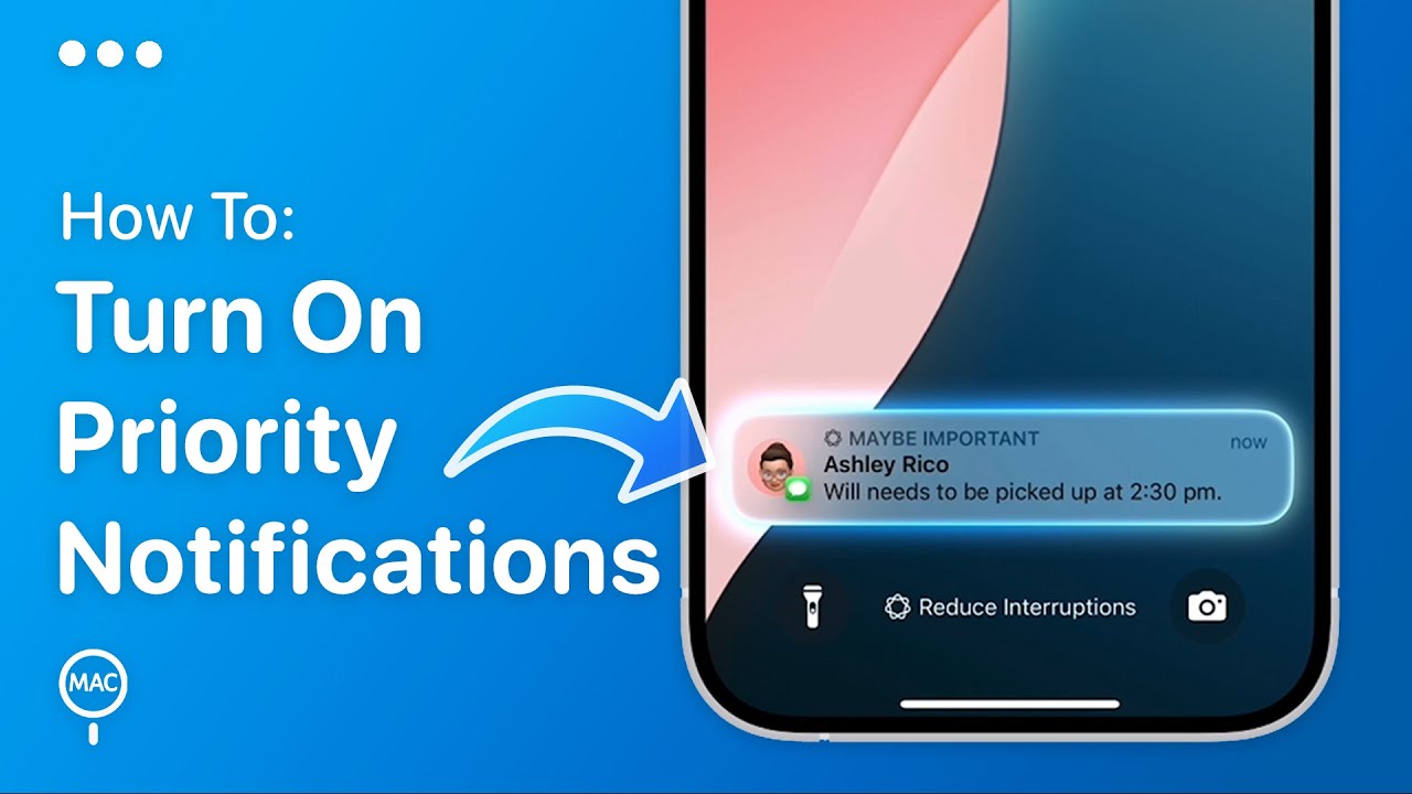 How To Turn On Priority Notifications On iPhone | Easy Guide - YouTube