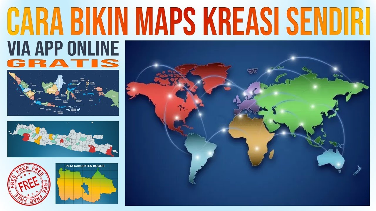 Cara Membuat Peta Maps yang Tepat dengan App Online Gratis - YouTube