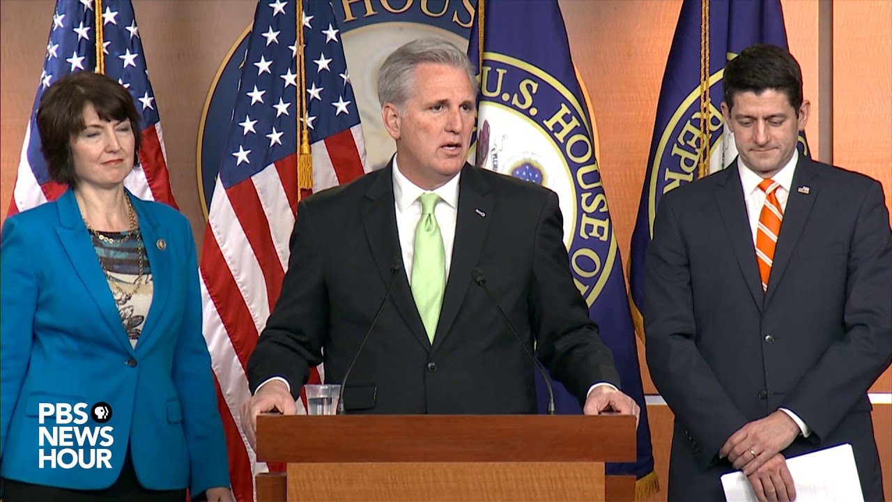 WATCH: House Republican leaders hold news conference - YouTube