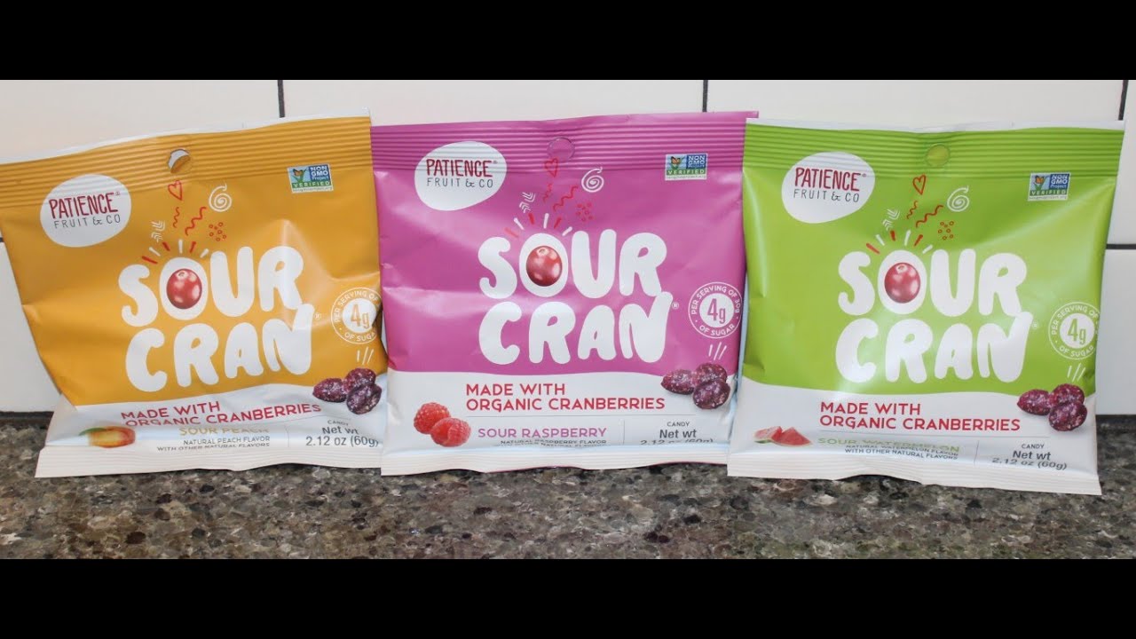 Patience Fruit & Co. Sour Cran: Sour Peach, Sour Raspberry & Sour ...