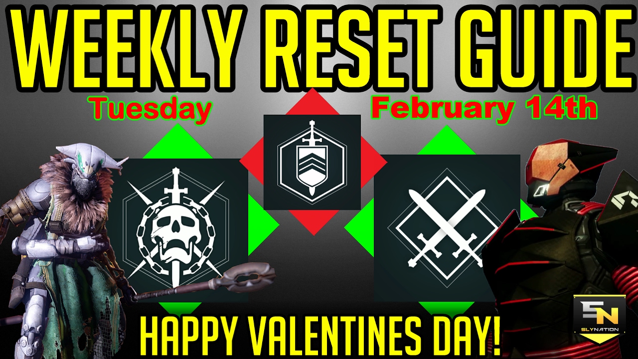 Destiny | Weekly Reset Guide for February 14th - Happy Valentines Day ...