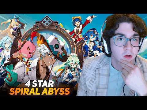 MASTERFUL 4-STAR ONLY ABYSS CLEAR (Genshin Impact)