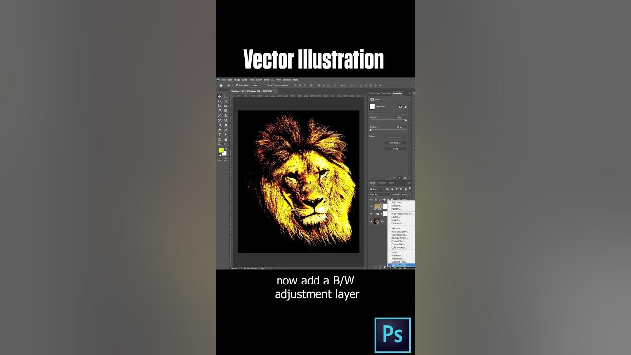 How to vectorize anything in Photoshop - YouTube