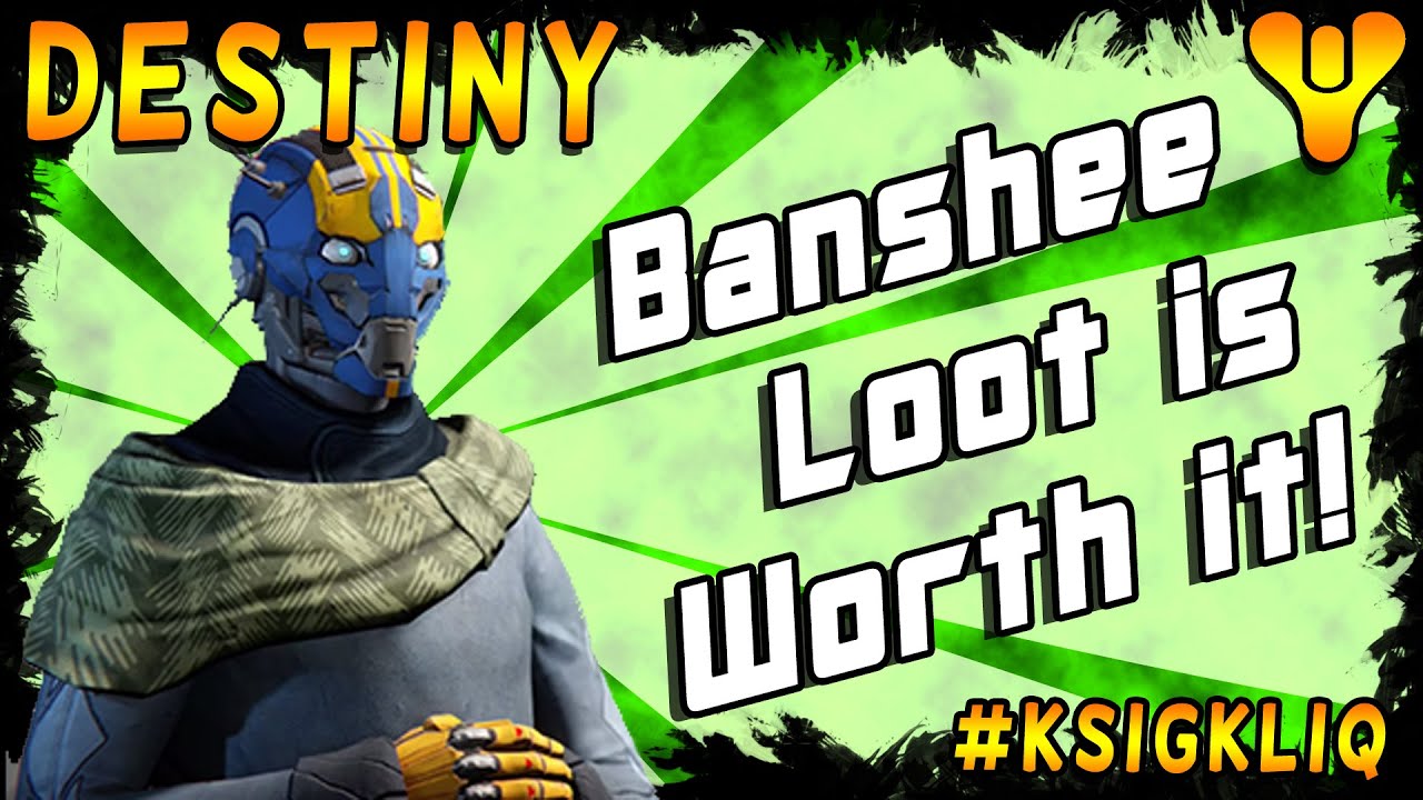 Destiny Banshee Gunsmith Bounties and Rewards - YouTube