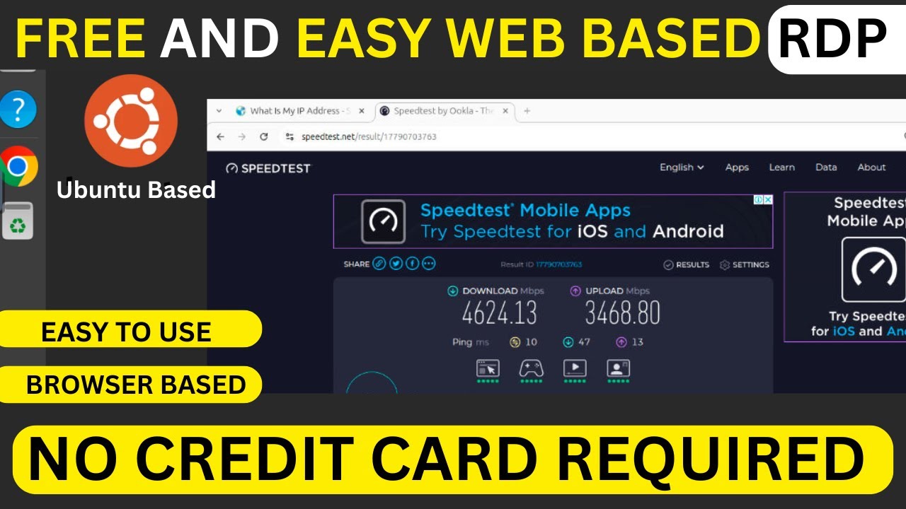 Browser Based Free Rdp | Method Read Description For Details - YouTube