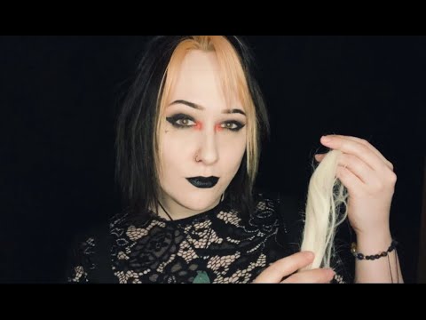 ASMR | Alternative girl in the back of class plays w/ your hair - YouTube