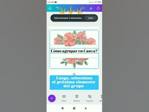 Cómo agrupar elementos en Canva? #shorts - YouTube