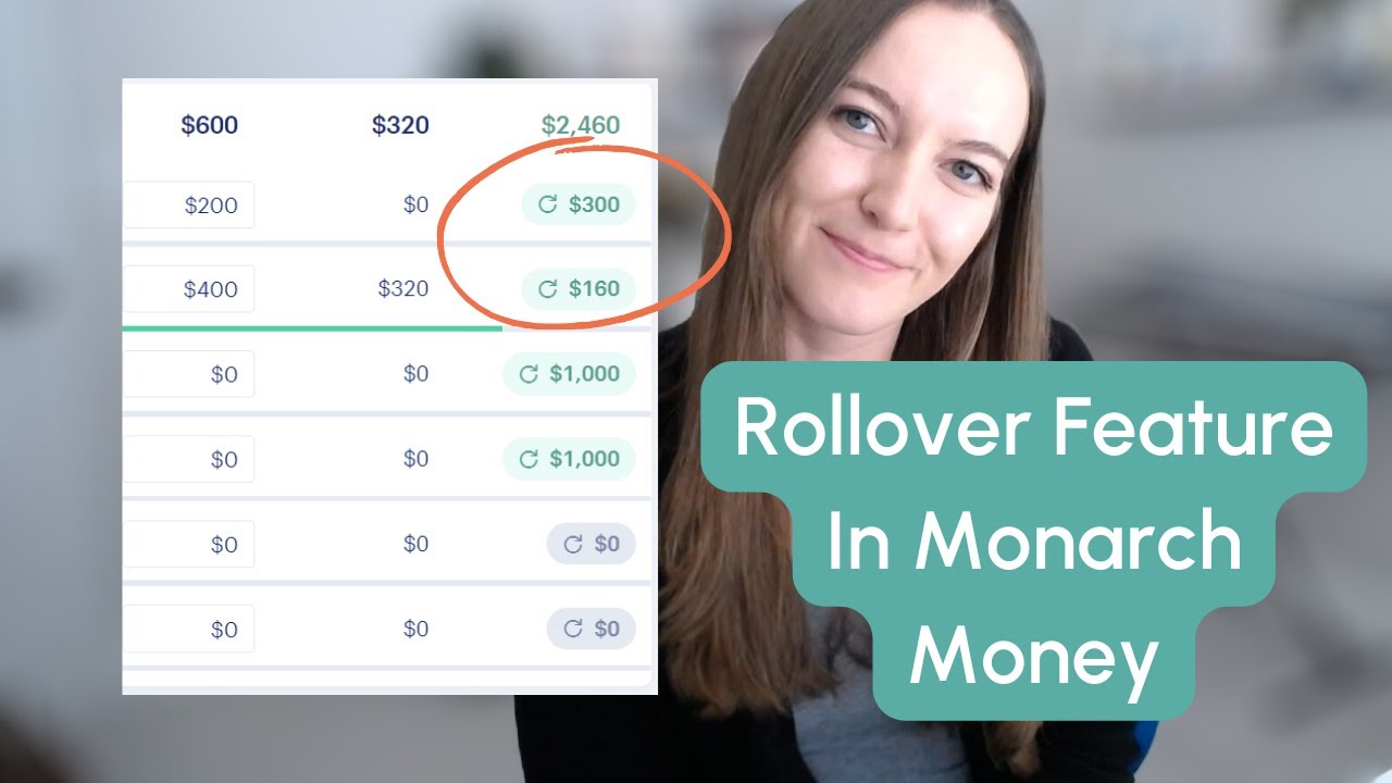 Rollover Feature in Monarch Money (how to deal with larger, one-time ...