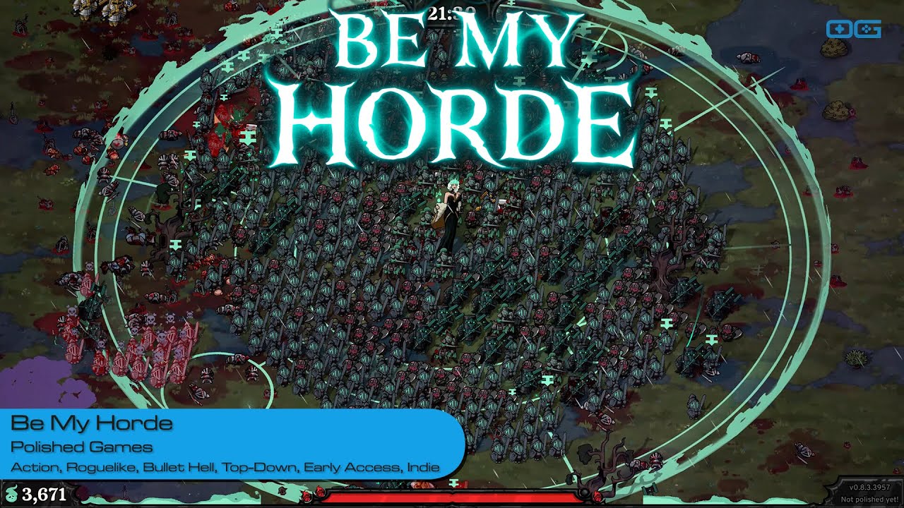 Be My Horde: Necromancer Bullet‑Hell Madness (Gameplay) - YouTube