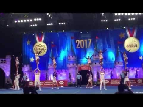 GCU cheer nationals routine 2017 - YouTube