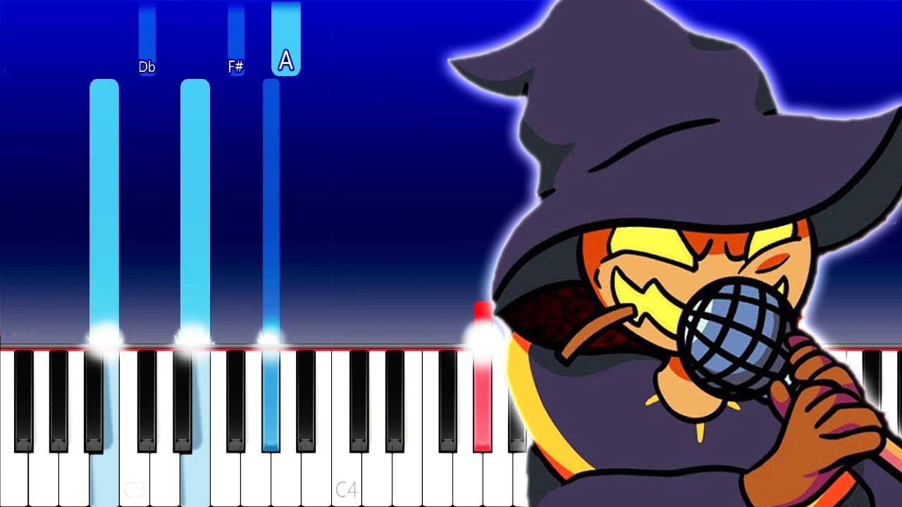 Friday Night Funkin - Zardy Foolhardy (Piano Tutorial) - YouTube