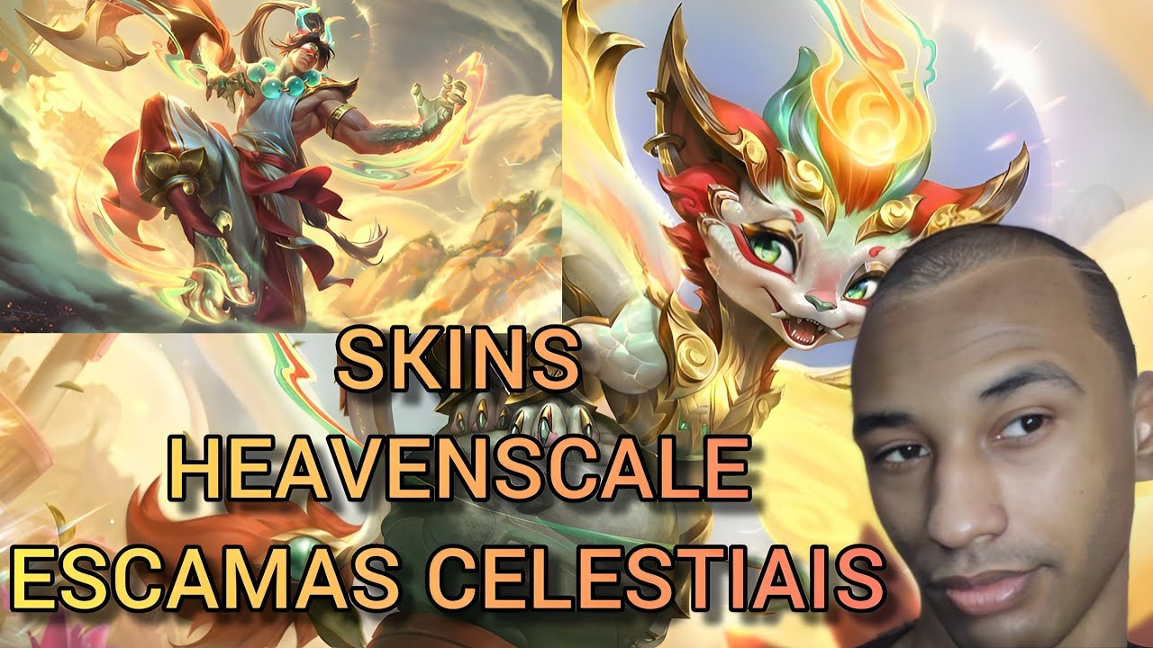 Novas Skins De 2024 Heavenscale ( Escamas Celestiais) Do League of ...