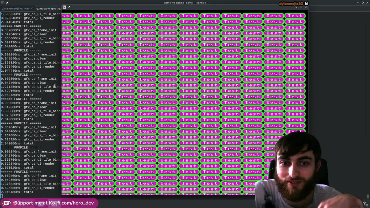 UI Renderer Optimizations part 2 | Game W/O Engine Day 39 | C | Vulkan | Linux & Windows - YouTube